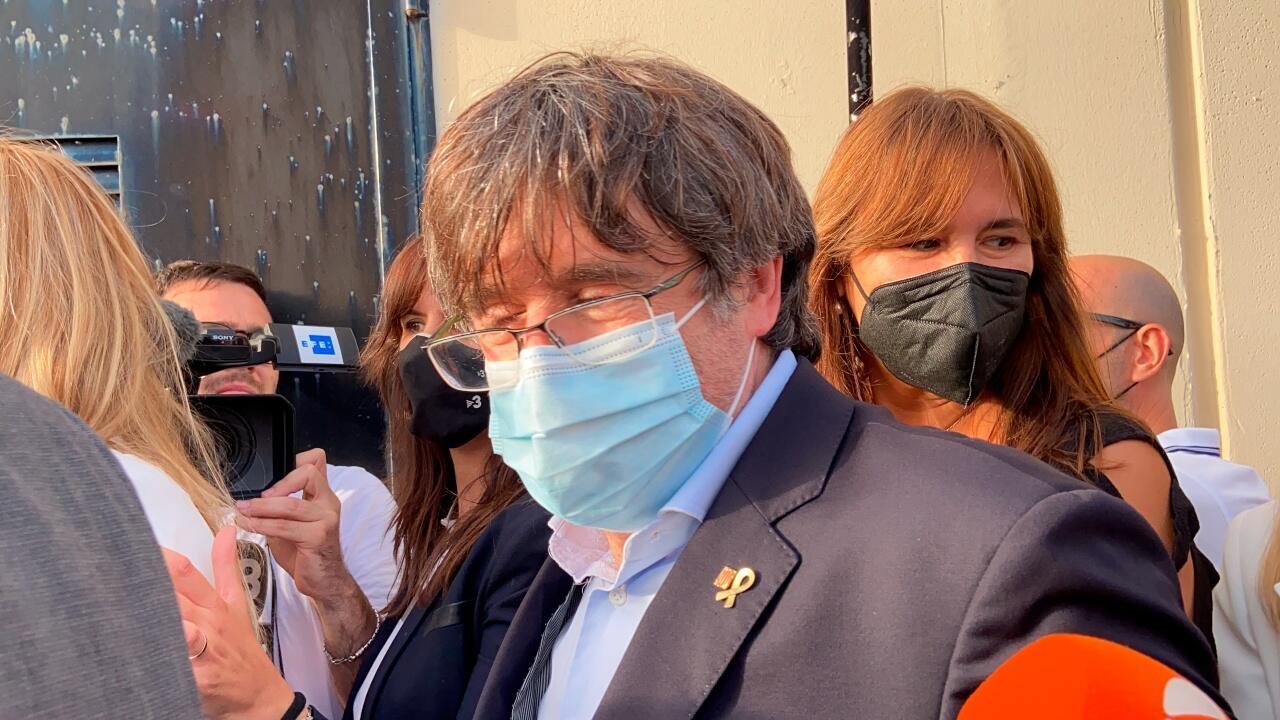 Catalan separatist leader Puigdemont leaves Italian jail after arrest in Sardinia